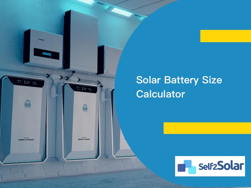 Solar Battery Size Calculator – self2solar