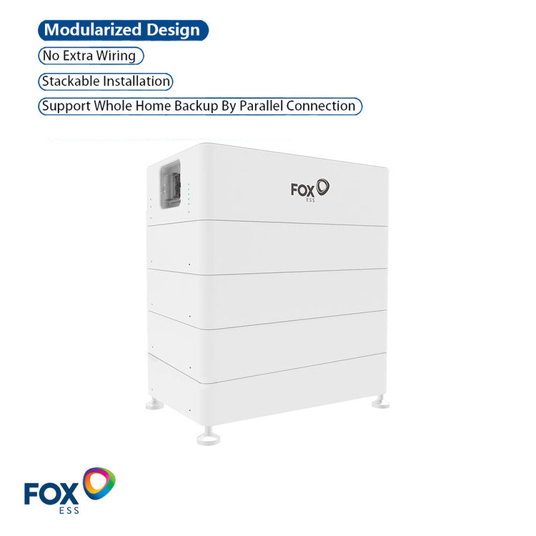 Fox ESS Battery Storage System Kit | H1-11.4-US 11.4kW Split-Phase Hyb ...