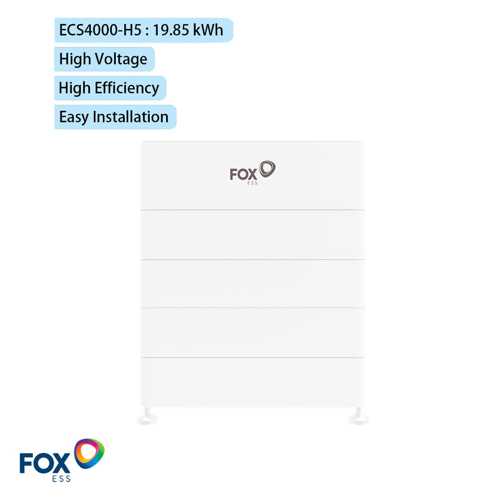 Fox ESS ECS4000-H5 19.87kWh High Voltage Battery Storage System | Comp ...