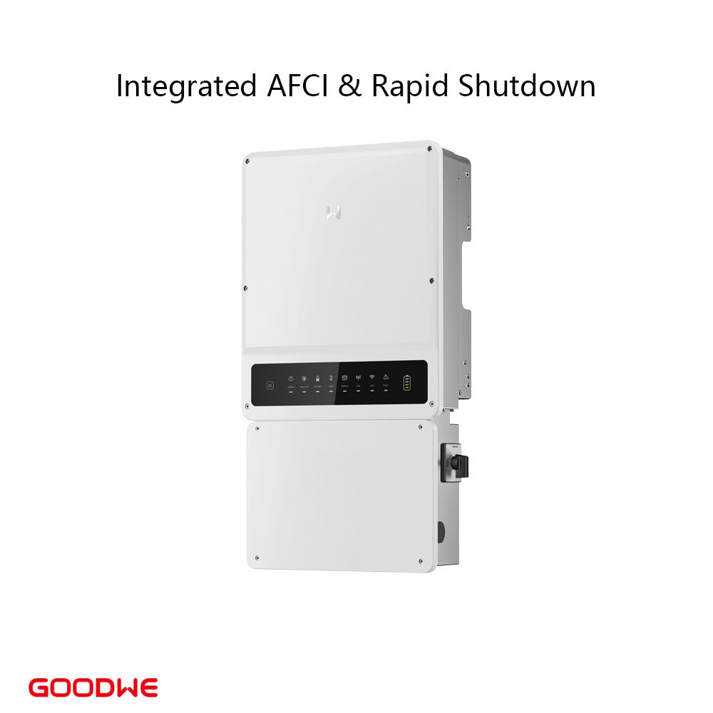 GoodWe GW9600A-ES 9.6kW Split Phase Hybrid Inverter with 4 MMPTs| Comp ...