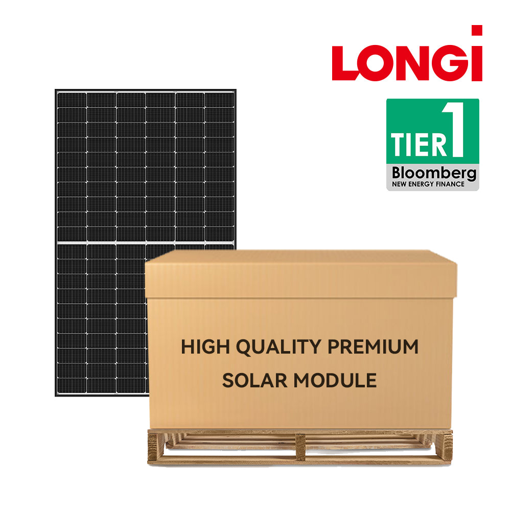 LONGi 11.1kW Pallet | LR4-60HPH 370M 370W Mono Solar Panel | Tier 1 Br ...