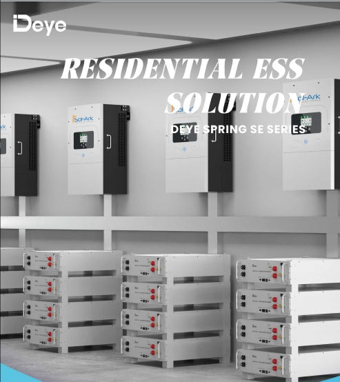 Deye SE-G5.1 Pro-B 5.12kWh LFP Rack-Mounted Battery | 51.2V 100Ah | UL ...