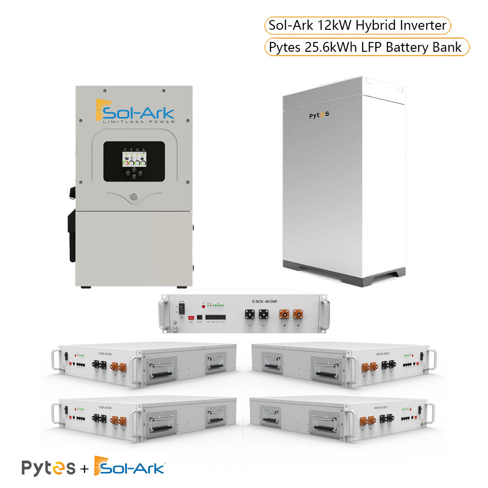 Hybrid Off-Grid / Grid-Tie Home Energy Storage System Kit | Sol-Ark 12 ...
