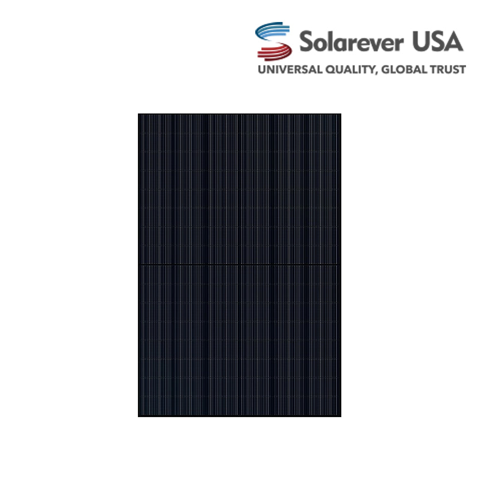 Solarever 450W Dual Glass Bifacial Full Black Solar Panels | Mono-Crys ...