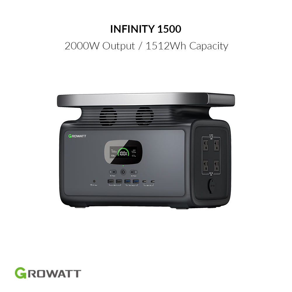 Growatt INFINITY 1500 Portable Power Station – self2solar