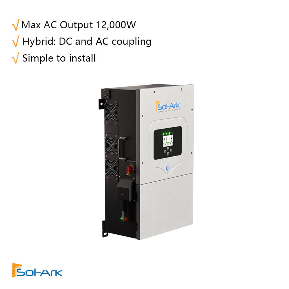 Hybrid Off-Grid / Grid-Tie Home Energy Storage System Kit | Sol-Ark 12 ...