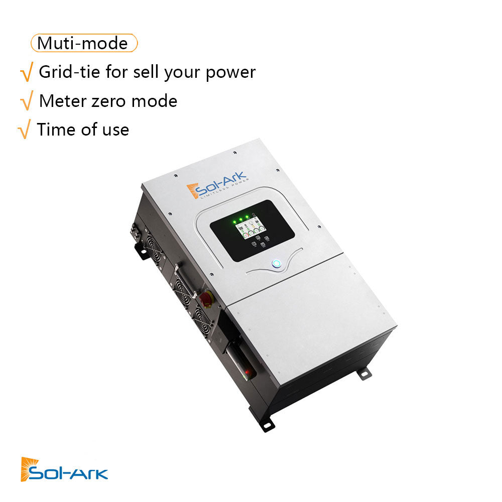 Hybrid Off-Grid / Grid-Tie Home Energy Storage System Kit | Sol-Ark 12 ...